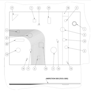 FAA NDI Proficiency Specimen 1C | CFRP Aerospace NDT